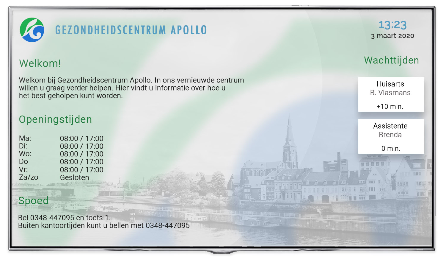Zorgscherm informatieschermen - narrowcasting voor de eerstelijnszorg ...