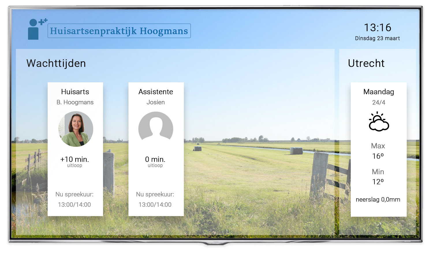 Zorgscherm informatieschermen - narrowcasting voor de eerstelijnszorg ...